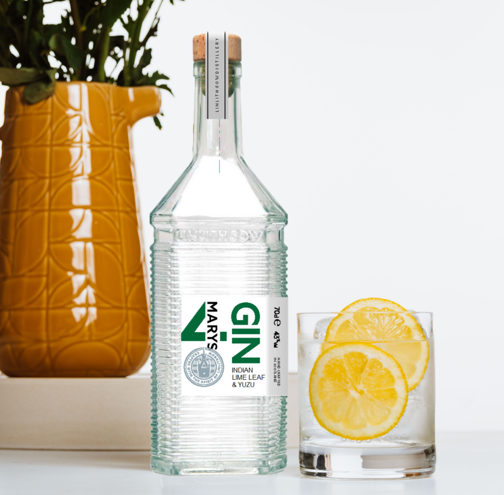 Four Marys Lime & Yuzu Gin 43% ABV - 70cl – Linlithgow Distillery