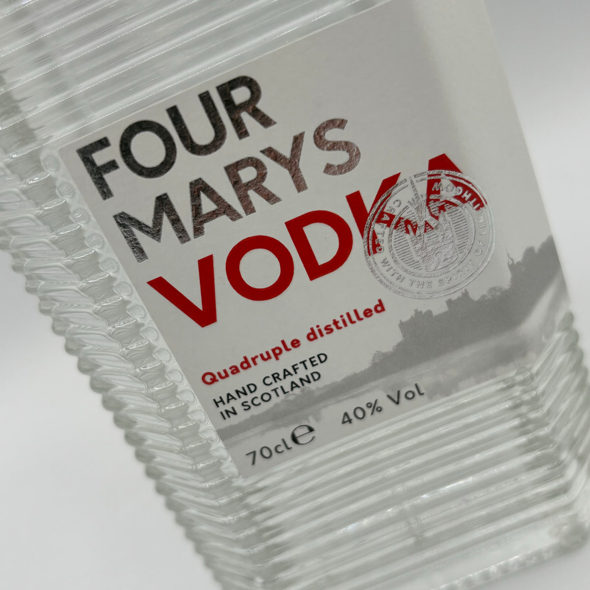 Four Marys Vodka 40% Abv RRP £30.00 – Linlithgow Distillery