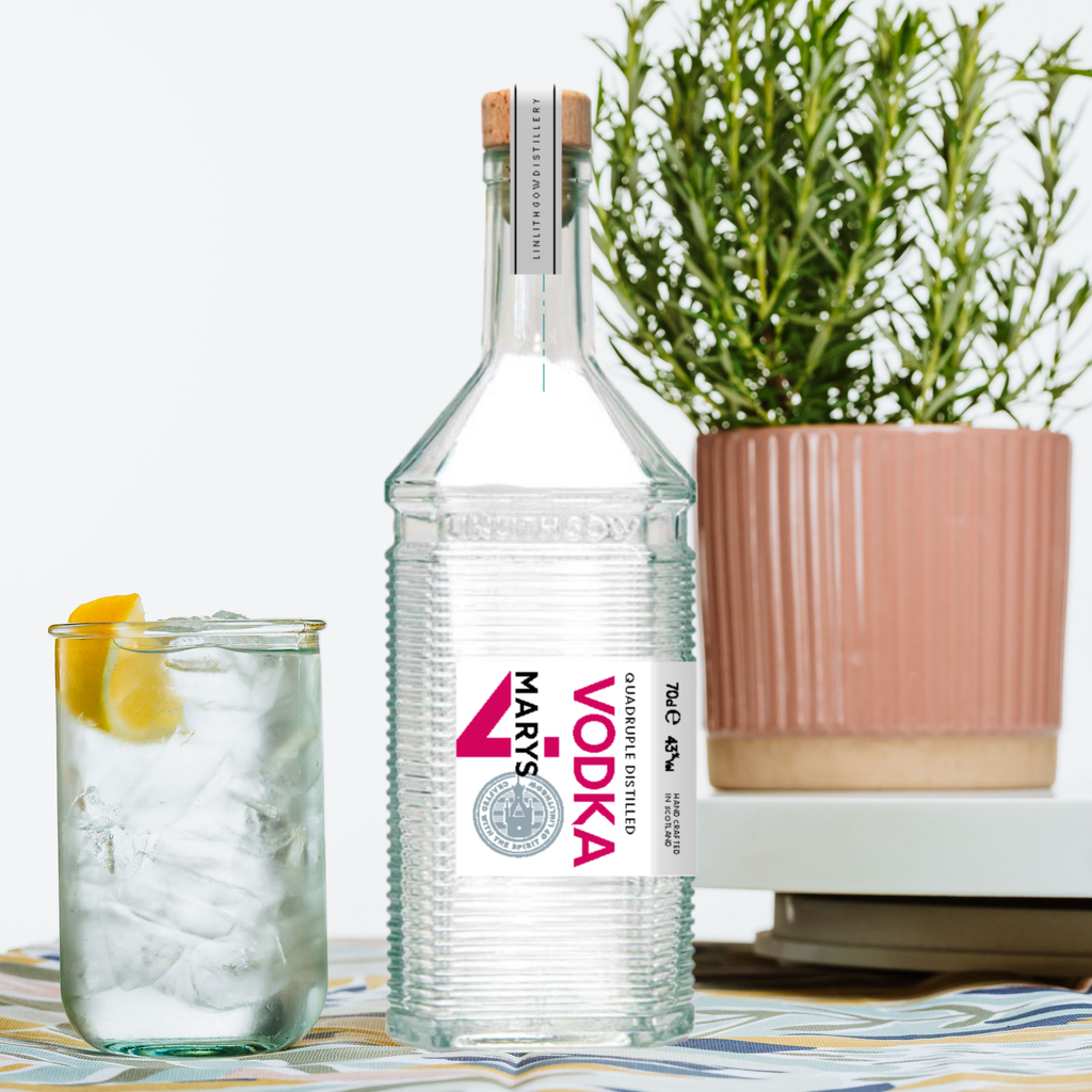 Four Marys Vodka 40% ABV - 70cl – Linlithgow Distillery